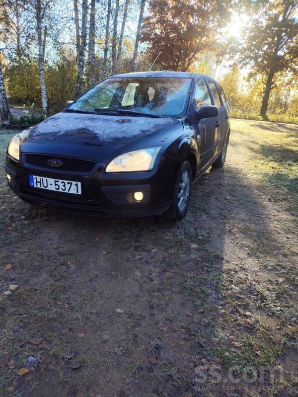 Blue Ford Focus 2006 in Riga, with an engine capacity of 1.60 L and mileage of 0 thousand km for 450 €, photo 1 on AUTOMOTO.COM.LV