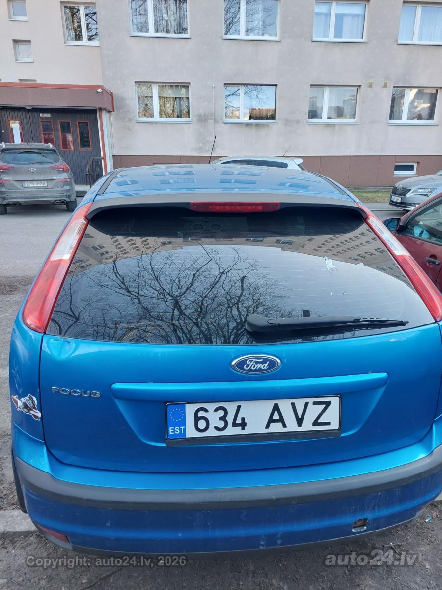 Blue Ford Focus 2006 in Tallinn, with an engine capacity of 1.60 L and mileage of 336 thousand km for 1500 €, photo 15 on AUTOMOTO.COM.LV