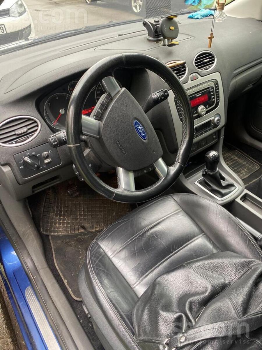 Blue Ford Focus 2007 in Riga, with an engine capacity of 1.50 L and mileage of 0 thousand km for 600 €, photo 4 on AUTOMOTO.COM.LV