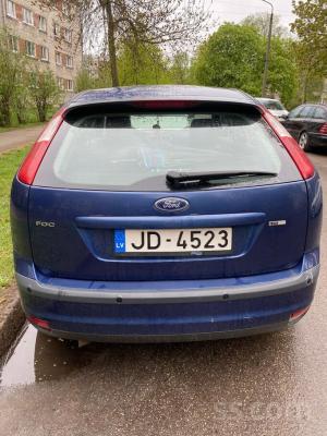 Blue Ford Focus 2007 in Riga, with an engine capacity of 1.50 L and mileage of 0 thousand km for 600 €, photo 8 on AUTOMOTO.COM.LV