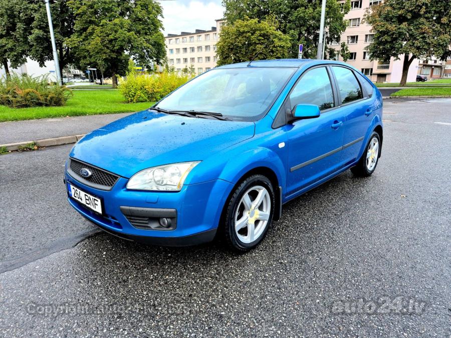 Blue Ford Focus 2007 in Tallinn, with an engine capacity of 1.60 L and mileage of 174 thousand km for 1690 €, photo 4 on AUTOMOTO.COM.LV