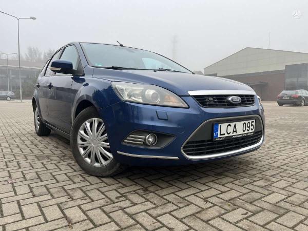 Blue Ford Focus 2008 in Trakai, with an engine capacity of 1.80 L and mileage of 192 thousand km for 2490 €, photo 4 on AUTOMOTO.COM.LV