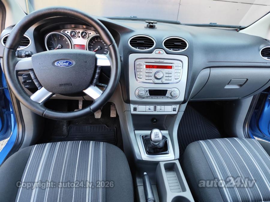 Blue Ford Focus 2008 in Tartu, with an engine capacity of 1.60 L and mileage of 170 thousand km for 2600 €, photo 13 on AUTOMOTO.COM.LV