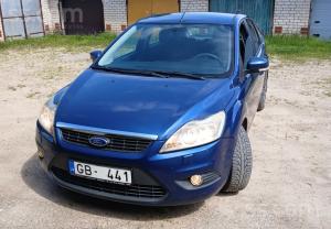 Blue Ford Focus 2008 in Ludza, with an engine capacity of 1.60 L and mileage of 168 thousand km for 2450 €, photo  on AUTOMOTO.COM.LV