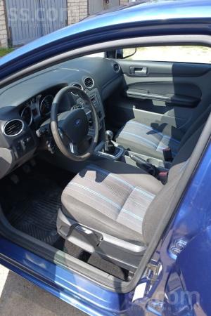 Blue Ford Focus 2008 in Ludza, with an engine capacity of 1.60 L and mileage of 168 thousand km for 2450 €, photo 6 on AUTOMOTO.COM.LV