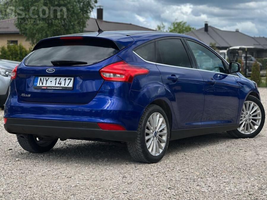 Blue Ford Focus 2016 in Jelgava, with an engine capacity of 1.50 L and mileage of 0 thousand km for 4990 €, photo 7 on AUTOMOTO.COM.LV