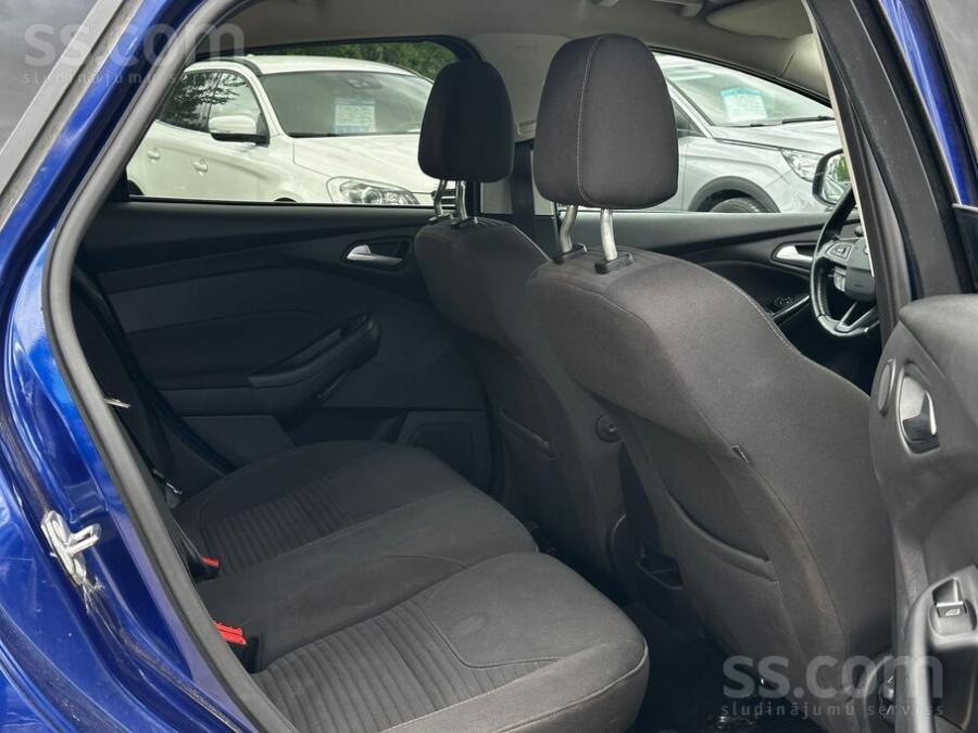 Blue Ford Focus 2016 in Jelgava, with an engine capacity of 1.50 L and mileage of 0 thousand km for 4990 €, photo 15 on AUTOMOTO.COM.LV