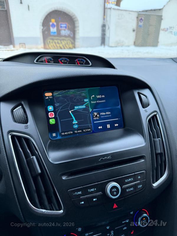 Blue Ford Focus 2018 in Tallinn, with an engine capacity of 2.30 L and mileage of 159 thousand km for 22990 €, photo 6 on AUTOMOTO.COM.LV
