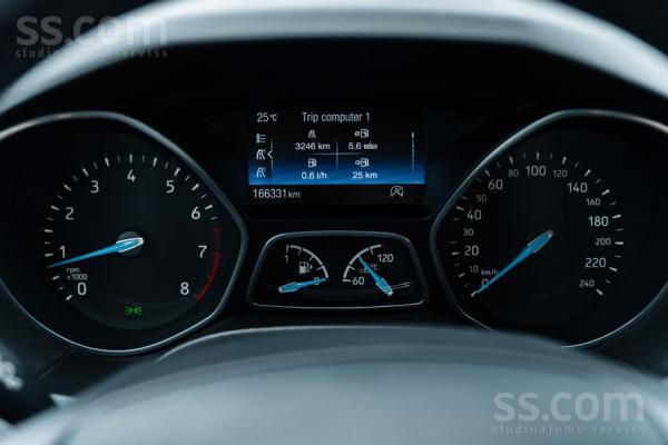 Blue Ford Focus 2018 in Riga, with an engine capacity of 1.00 L and mileage of 166 thousand km for 5300 €, photo 6 on AUTOMOTO.COM.LV