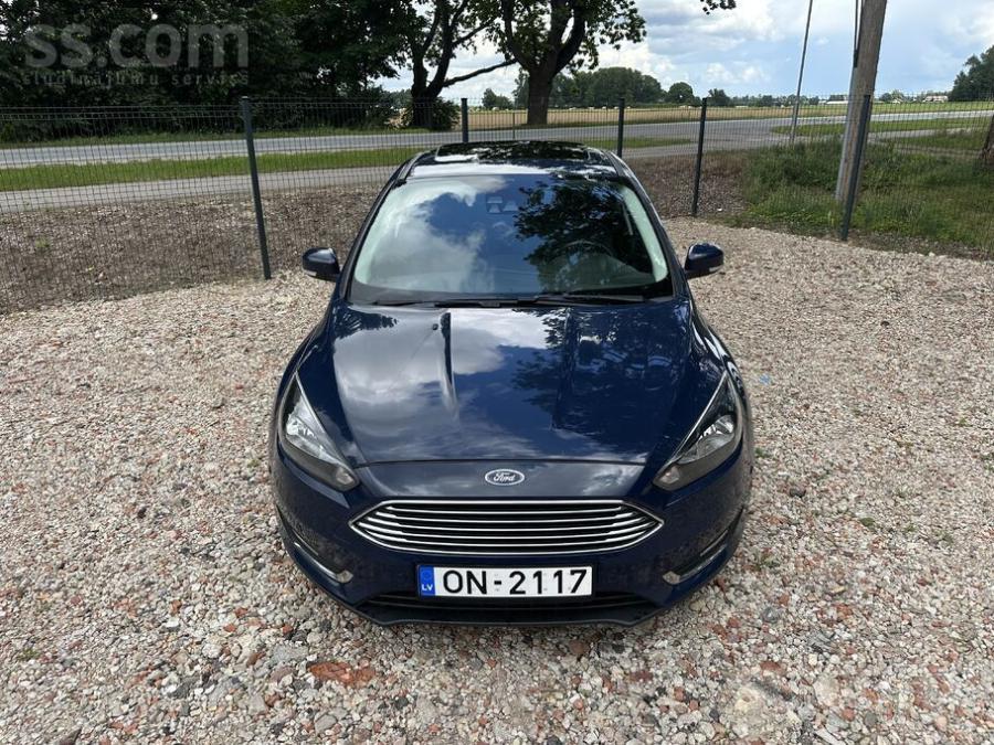 Blue Ford Focus 2018 in Cesis, with an engine capacity of 2.00 L and mileage of 0 thousand km for 8900 €, photo 3 on AUTOMOTO.COM.LV