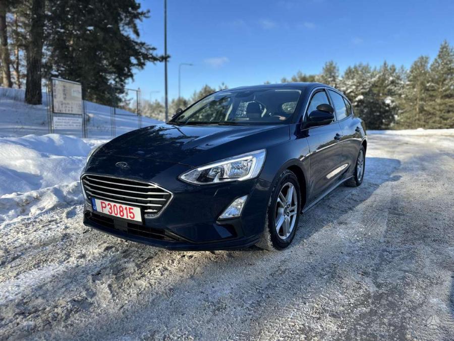 Blue Ford Focus 2019 in Vilnius, with an engine capacity of 1.00 L and mileage of 204 thousand km for 5600 €, photo 1 on AUTOMOTO.COM.LV