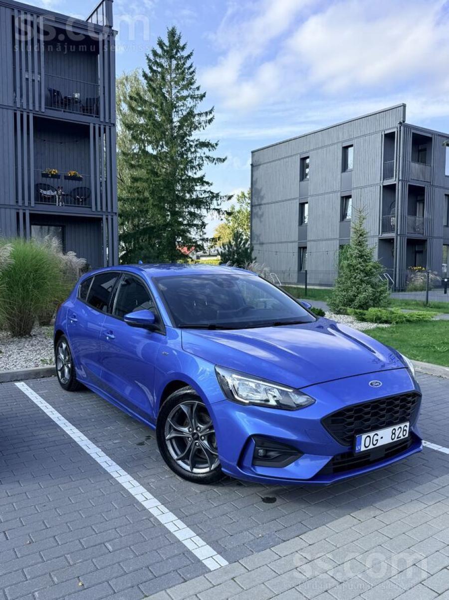 Blue Ford Focus 2020 in Riga, with an engine capacity of 1.50 L and mileage of 82 thousand km for 10490 €, photo 5 on AUTOMOTO.COM.LV