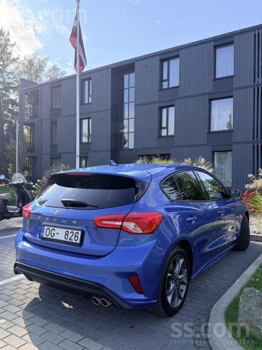 Blue Ford Focus 2020 in Riga, with an engine capacity of 1.50 L and mileage of 82 thousand km for 10490 €, photo 6 on AUTOMOTO.COM.LV