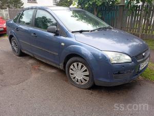 Blue Ford Focus 2006 in Jurmala, with an engine capacity of 1.60 L and mileage of 173 thousand km for 700 €, photo  on AUTOMOTO.COM.LV