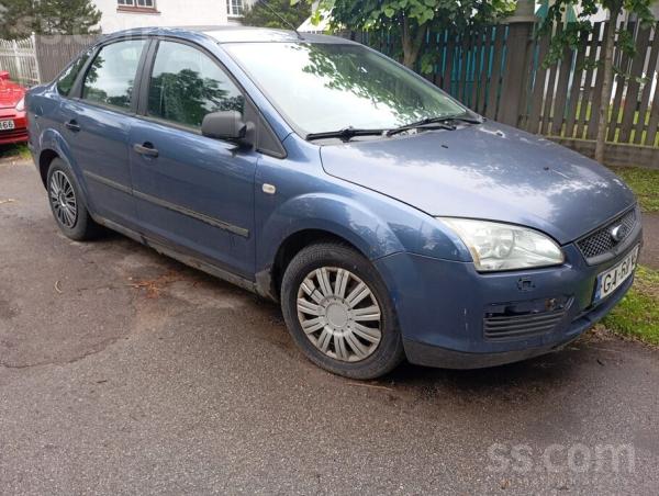 Blue Ford Focus 2006 in Jurmala, with an engine capacity of 1.60 L and mileage of 173 thousand km for 700 €, photo 1 on AUTOMOTO.COM.LV