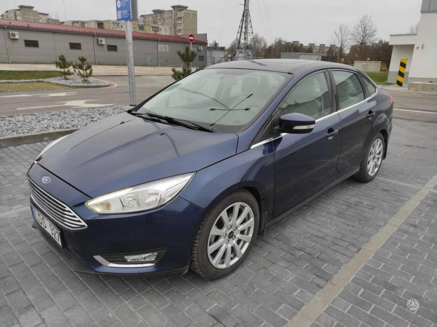 Blue Ford Focus 2017 in Kaunas, with an engine capacity of 2.00 L and mileage of 104 thousand km for 5900 €, photo 2 on AUTOMOTO.COM.LV