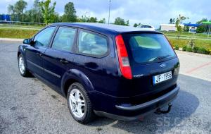 Blue Ford Focus 2006 in Cesis, with an engine capacity of 1.60 L and mileage of 140 thousand km for 1450 €, photo 4 on AUTOMOTO.COM.LV