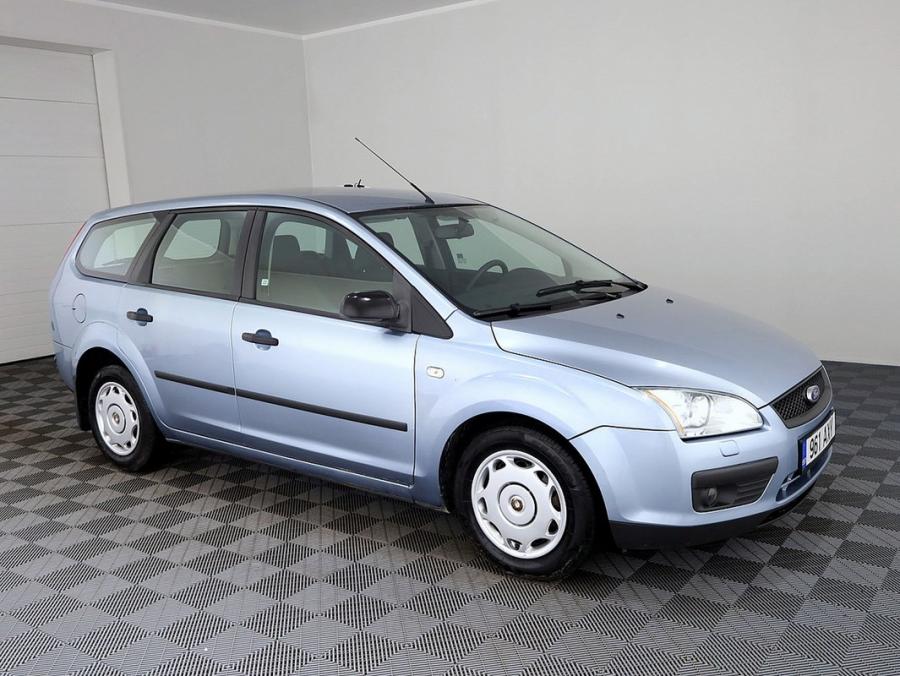 Blue Ford Focus 2006 in Tallinn, with an engine capacity of 1.60 L and mileage of 178 thousand km for 1299 €, photo 1 on AUTOMOTO.COM.LV