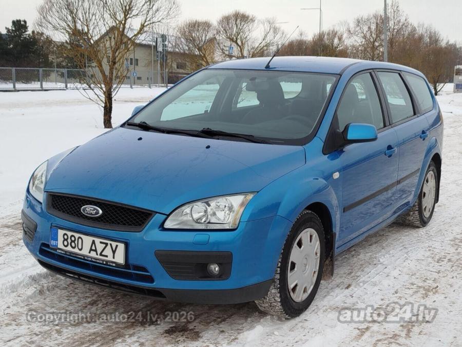 Blue Ford Focus 2007 in Tartu, with an engine capacity of 1.40 L and mileage of 125 thousand km for 2000 €, photo 1 on AUTOMOTO.COM.LV