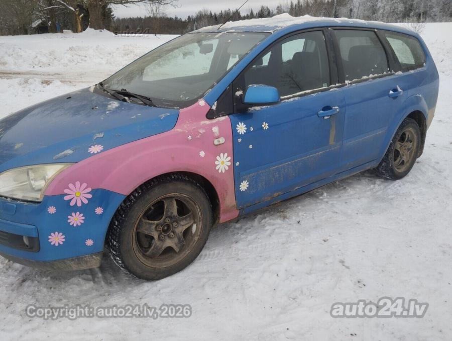 Blue Ford Focus 2007 in Tallinn, with an engine capacity of 1.60 L and mileage of 0 thousand km for 600 €, photo 2 on AUTOMOTO.COM.LV