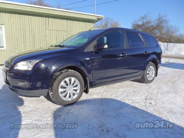 Blue Ford Focus 2007 in Jogeva, with an engine capacity of 1.60 L and mileage of 230 thousand km for 2499 €, photo 1 on AUTOMOTO.COM.LV