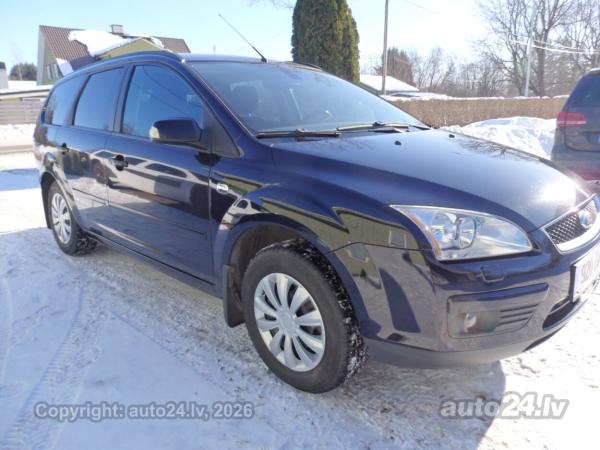 Blue Ford Focus 2007 in Jogeva, with an engine capacity of 1.60 L and mileage of 230 thousand km for 2499 €, photo 4 on AUTOMOTO.COM.LV