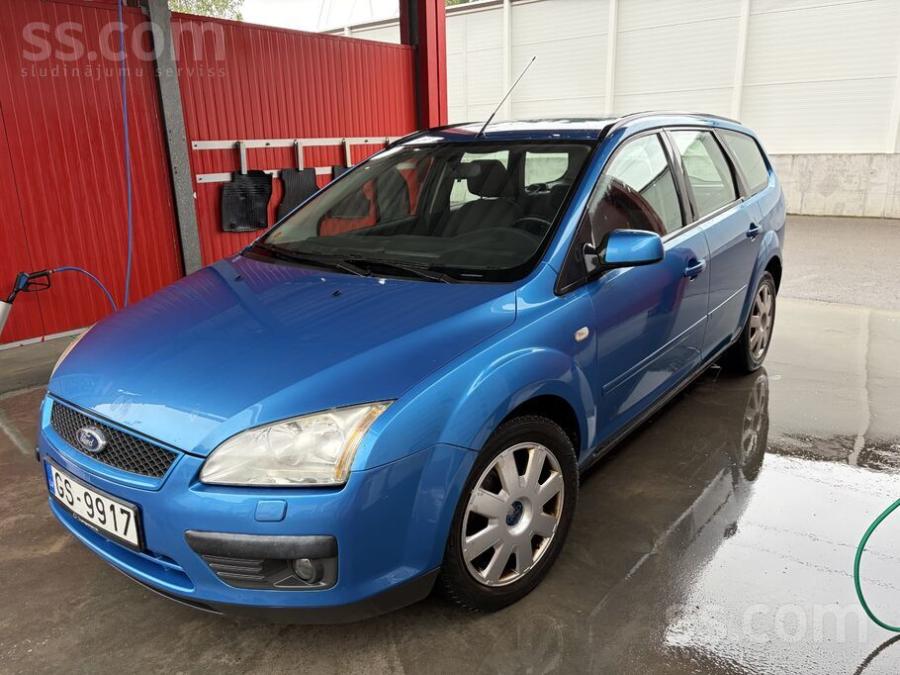 Zils Ford Focus 2007 Rīga, ar dzinēja tilpumu 1.60 L un nobraukumu 281 tūkst. km par 1600 €, foto 4 vietnē AUTOMOTO.COM.LV