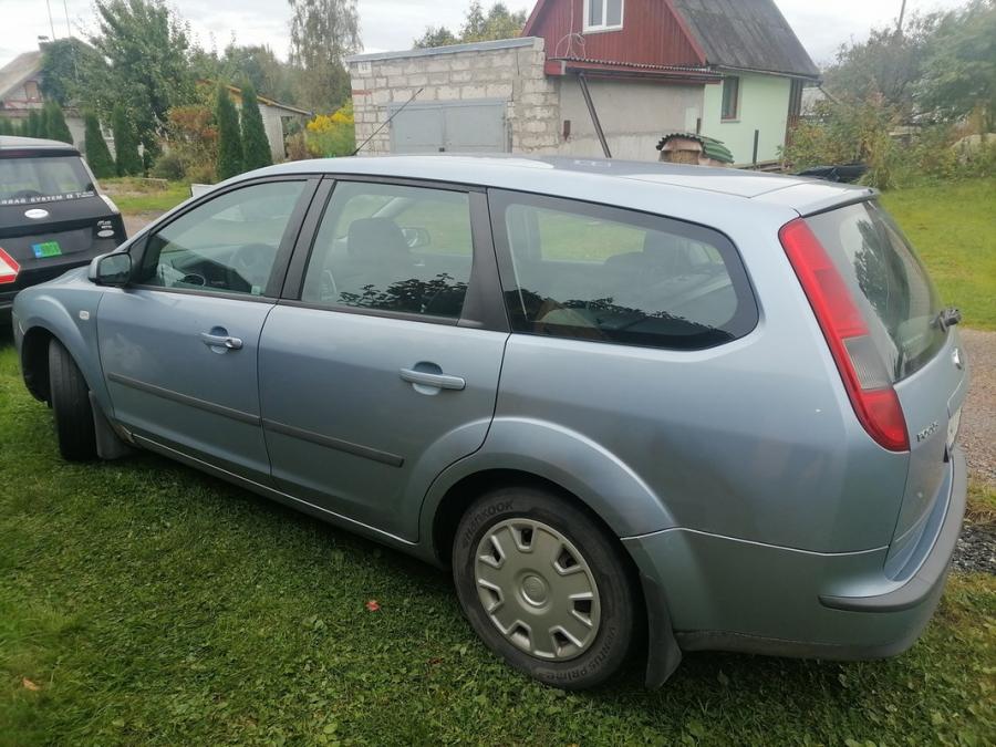 Blue Ford Focus 2007 in Kohtla-Jarve, with an engine capacity of 1.60 L and mileage of 282 thousand km for 1000 €, photo 13 on AUTOMOTO.COM.LV