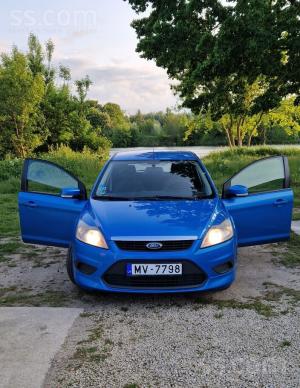 Blue Ford Focus 2008 in Riga, with an engine capacity of 1.60 L and mileage of 338 thousand km for 1650 €, photo  on AUTOMOTO.COM.LV