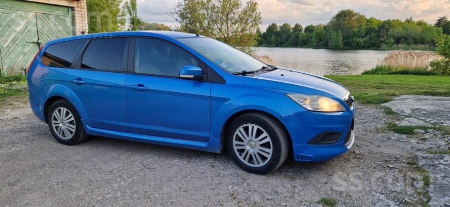 Blue Ford Focus 2008 in Riga, with an engine capacity of 1.60 L and mileage of 338 thousand km for 1650 €, photo 3 on AUTOMOTO.COM.LV