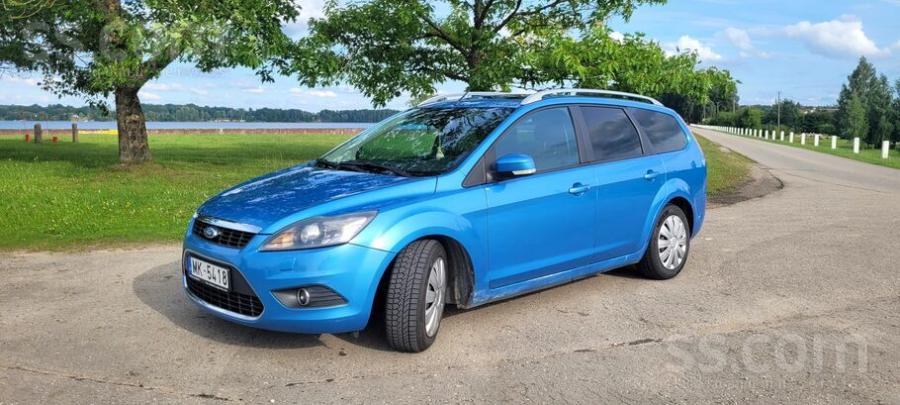Blue Ford Focus 2009 in Aizkraukle, with an engine capacity of 2.00 L and mileage of 269 thousand km for 1950 €, photo 1 on AUTOMOTO.COM.LV