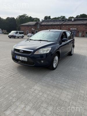 Blue Ford Focus 2009 in Liepaja, with an engine capacity of 1.60 L and mileage of 413 thousand km for 1600 €, photo  on AUTOMOTO.COM.LV