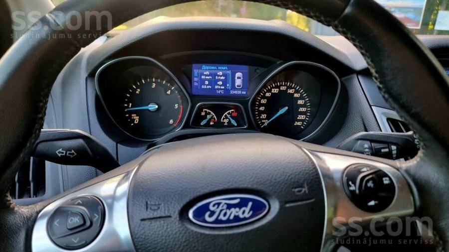 Blue Ford Focus 2012 in Cesis, with an engine capacity of 1.60 L and mileage of 335 thousand km for 2900 €, photo 21 on AUTOMOTO.COM.LV