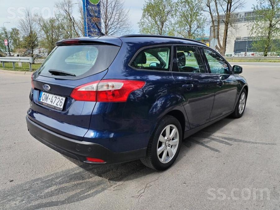 Blue Ford Focus 2012 in Riga, with an engine capacity of 1.60 L and mileage of 208 thousand km for 3650 €, photo 9 on AUTOMOTO.COM.LV