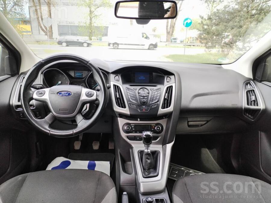 Blue Ford Focus 2012 in Riga, with an engine capacity of 1.60 L and mileage of 208 thousand km for 3650 €, photo 14 on AUTOMOTO.COM.LV