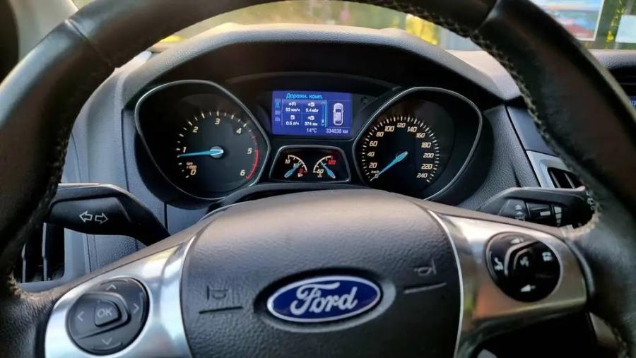 Blue Ford Focus 2012 in Cesis, with an engine capacity of 1.60 L and mileage of 335 thousand km for 2900 €, photo 21 on AUTOMOTO.COM.LV