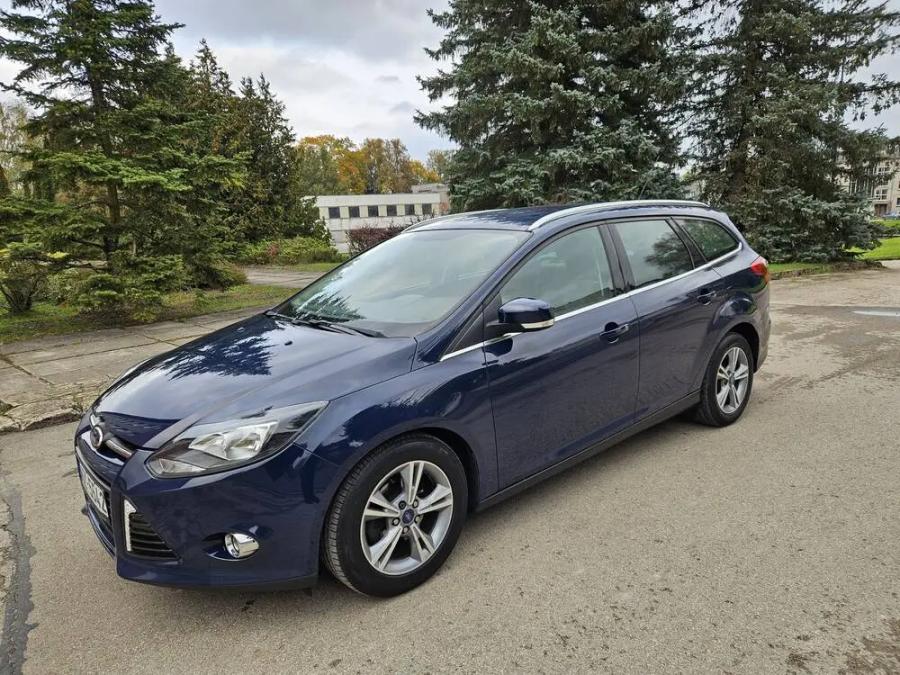 Blue Ford Focus 2012 in Jekabpils, with an engine capacity of 1.60 L and mileage of 276 thousand km for 4590 €, photo 13 on AUTOMOTO.COM.LV
