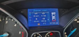 Blue Ford Focus 2012 in Valmiera, with an engine capacity of 1.60 L and mileage of 327 thousand km for 2800 €, photo 13 on AUTOMOTO.COM.LV