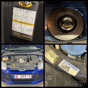 Blue Ford Focus 2013 in Jurmala, with an engine capacity of 1.00 L and mileage of 210 thousand km for 3990 €, photo 28 on AUTOMOTO.COM.LV