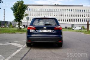 Blue Ford Focus 2013 in Riga, with an engine capacity of 1.60 L and mileage of 520 thousand km for 1270 €, photo 6 on AUTOMOTO.COM.LV