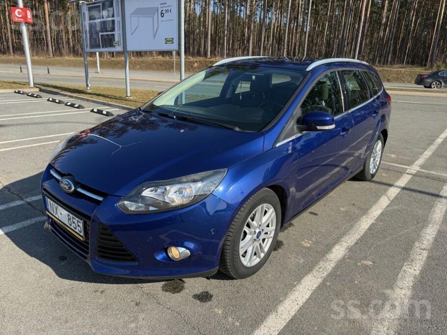 Blue Ford Focus 2014 in Riga, with an engine capacity of 1.60 L and mileage of 217 thousand km for 4650 €, photo 1 on AUTOMOTO.COM.LV