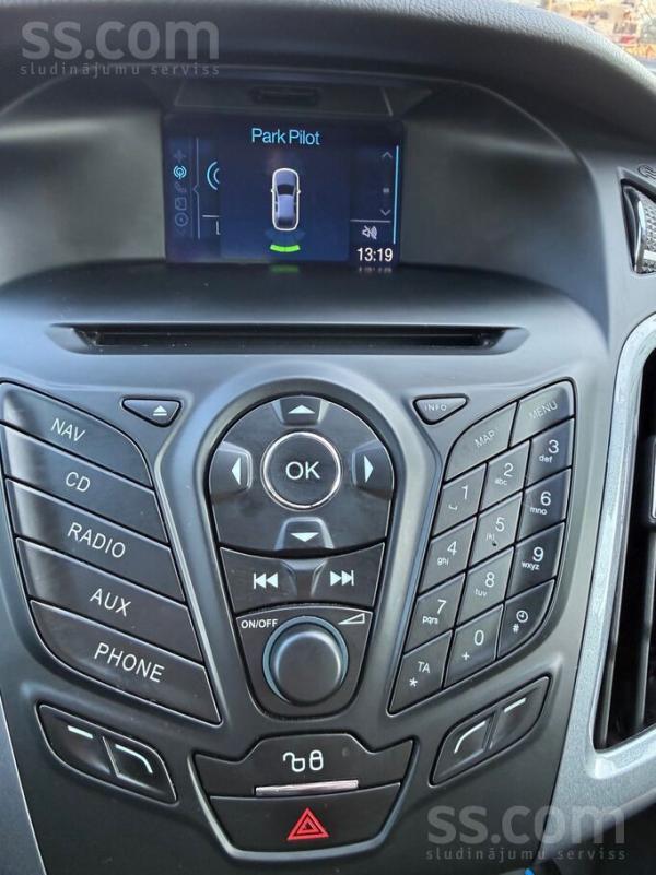 Blue Ford Focus 2014 in Riga, with an engine capacity of 1.60 L and mileage of 217 thousand km for 4650 €, photo 10 on AUTOMOTO.COM.LV