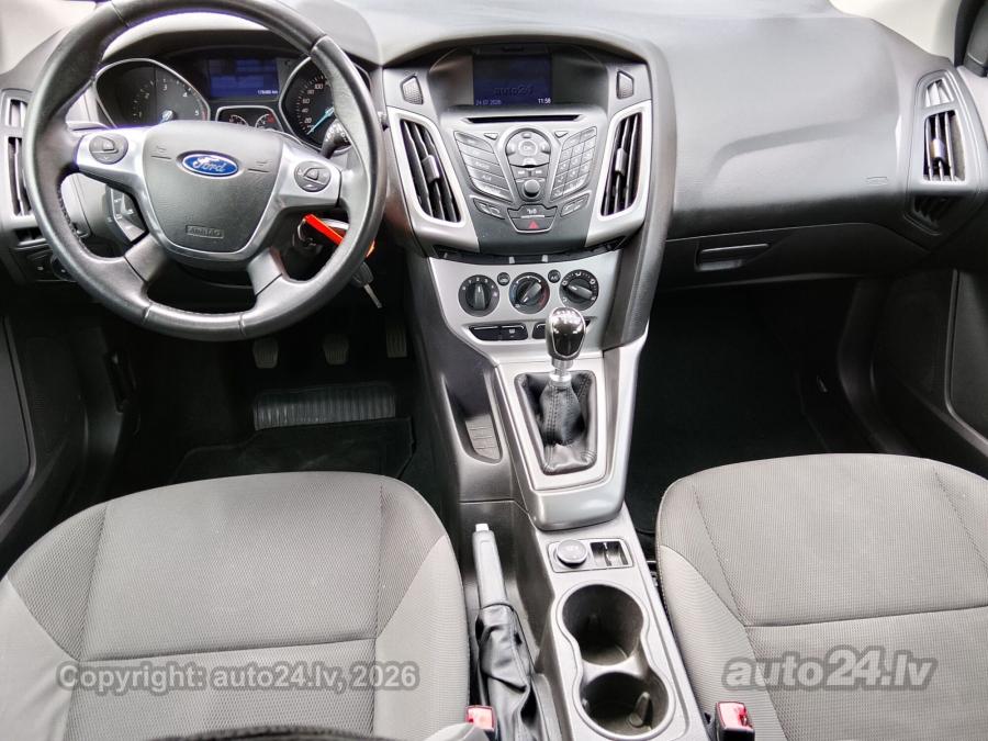 Blue Ford Focus 2014 in Paide, with an engine capacity of 1.60 L and mileage of 176 thousand km for 5900 €, photo 13 on AUTOMOTO.COM.LV