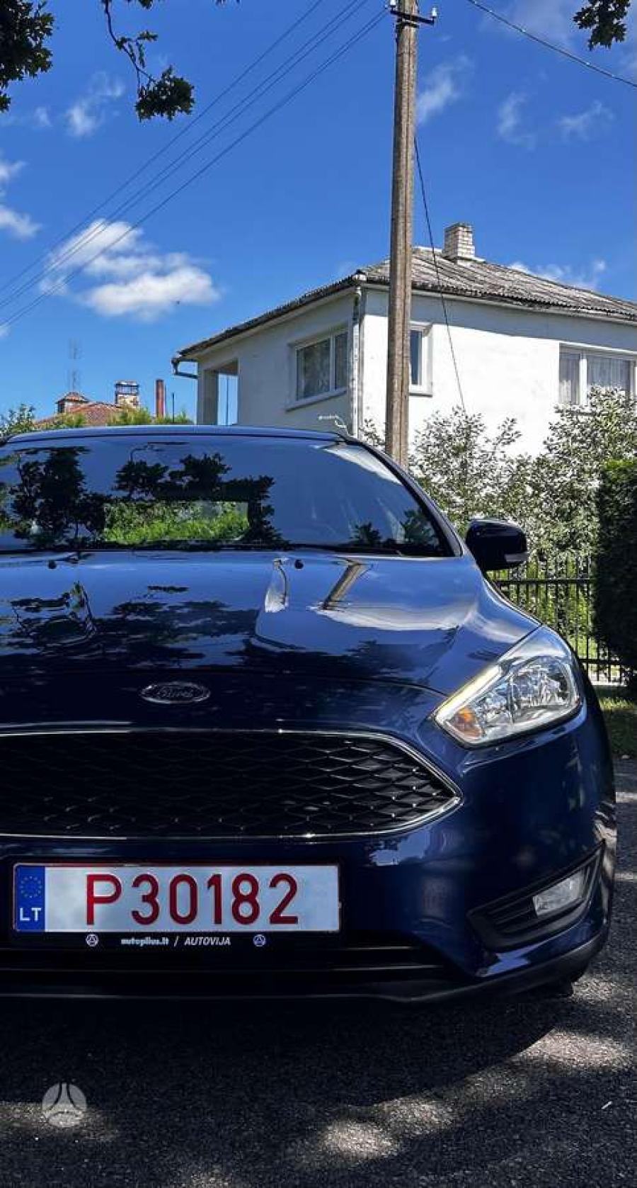 Blue Ford Focus 2015 in Utena, with an engine capacity of 1.00 L and mileage of 260 thousand km for 3750 €, photo 9 on AUTOMOTO.COM.LV