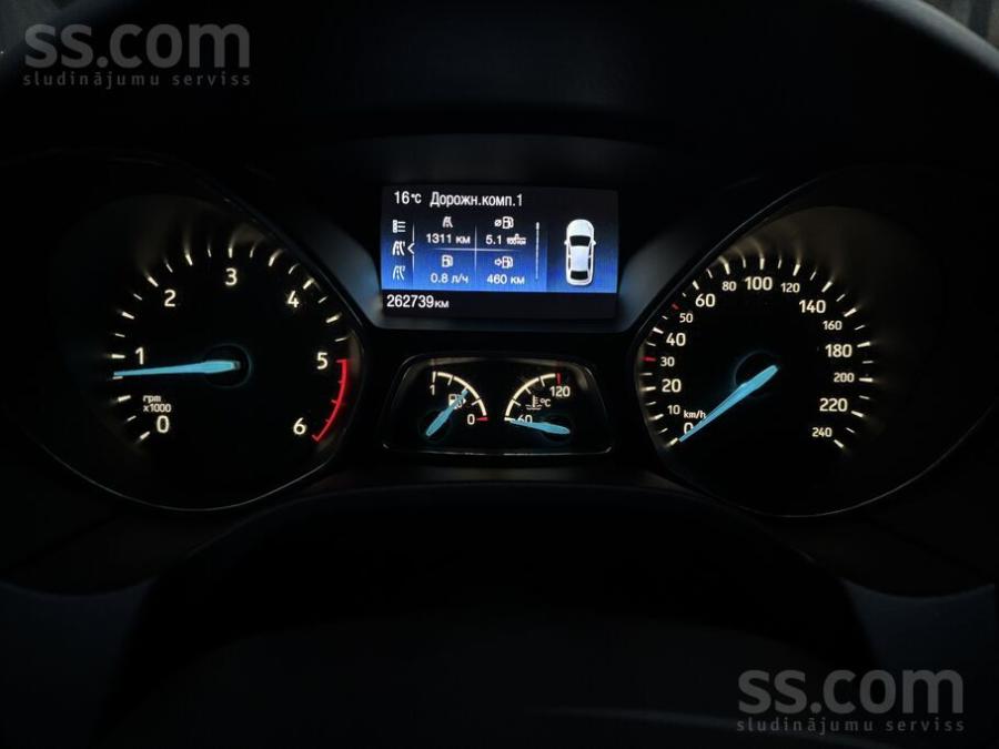 Zils Ford Focus 2015 Rīga, ar dzinēja tilpumu 1.50 L un nobraukumu 262 tūkst. km par 5000 €, foto 8 vietnē AUTOMOTO.COM.LV