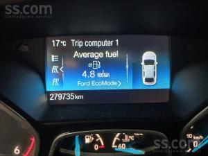 Zils Ford Focus 2015 Rīga, ar dzinēja tilpumu 1.60 L un nobraukumu 280 tūkst. km par 3700 €, foto  vietnē AUTOMOTO.COM.LV