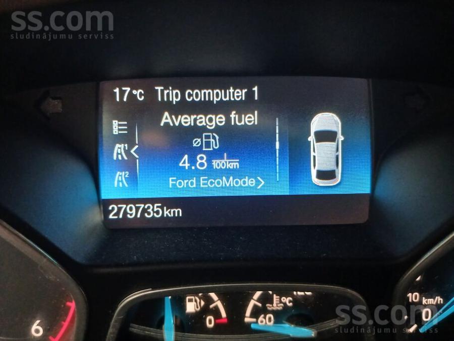 Blue Ford Focus 2015 in Riga, with an engine capacity of 1.60 L and mileage of 280 thousand km for 3700 €, photo 1 on AUTOMOTO.COM.LV