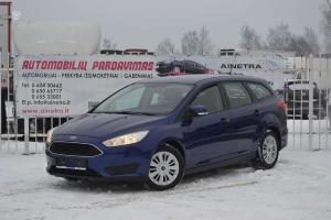 Zils Ford Focus 2016 Marijampole, ar dzinēja tilpumu 1.00 L un nobraukumu 85 tūkst. km par 5950 €, foto  vietnē AUTOMOTO.COM.LV
