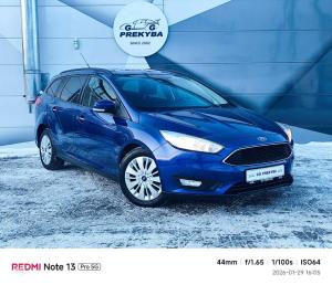 Zils Ford Focus 2016 Kauņa, ar dzinēja tilpumu 1.50 L un nobraukumu 152 tūkst. km par 5450 €, foto  vietnē AUTOMOTO.COM.LV