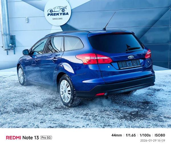 Blue Ford Focus 2016 in Kaunas, with an engine capacity of 1.50 L and mileage of 152 thousand km for 5450 €, photo 7 on AUTOMOTO.COM.LV
